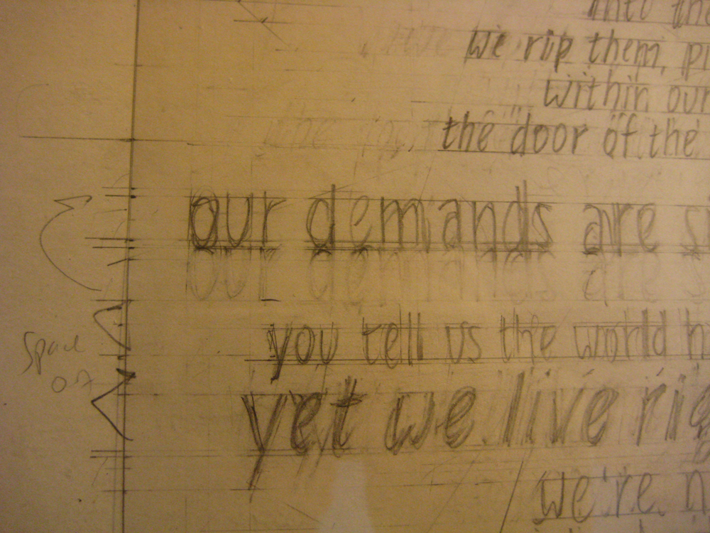 Secret Door Projects » “ink and knife”-native letters